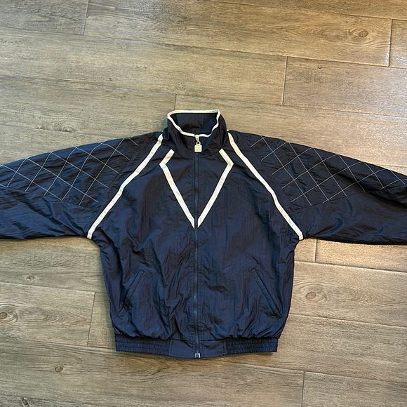 Wilson | Jackets & Coats | Mens Vintage Wilson Navy Blue Jacket With ...